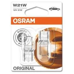 Osram Original W21W 12V Doppelblister 7505-2BL Gl&uuml;hlampe, Brems-/Schlusslicht,Gl&uuml;hlampe, R&uuml;ckfahrleuchte,Gl&uuml;hlampe, Nebel-/Schlusslicht,Gl&uuml;hlampe, Par