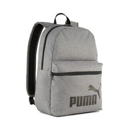 Rucksack Puma "PHASE BACKPACK III", grau (medium gray heather), Rucks&auml;cke, Herren, Netz, Obermaterial: 100% Polyester, gemustert, Rucksack, f&uuml;r Erwachsene, sportlicher Stil, mit ger&auml;umigem Hauptfach
