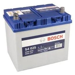 Bosch Starterbatterie S4 12 V, 60 Ah, 540 A 0 092 S40 250 12V 60Ah 540A f&uuml;r HYUNDAI MITSUBISHI VW TOYOTA MAZDA SUBARU HONDA 2880012060 RF72-18-520A 28