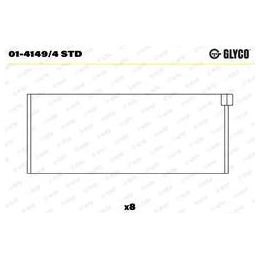 GLYCO Pleuellager 01-4149/4 STD f&uuml;r CITRO&Euml;N 36500