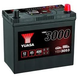 Yuasa YBX3000 - SMF 12V 45Ah 400A YBX3053 Starterbatterie f&uuml;r HYUNDAI KIA TOYOTA DAIHATSU HONDA 288005452383 2880087706000 2880087107000