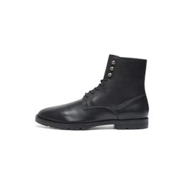 Schn&uuml;rboots Henry Stevens "Wallace PDB", Herren, Gr. 41, schwarz, Kalbsleder, Schuhe Schn&uuml;rboots