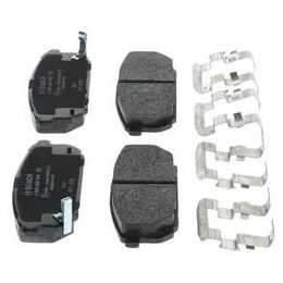 Bosch Bremsbelagsatz, Scheibenbremse 0 986 494 590 hinten rechts links mit Feder f&uuml;r HYUNDAI KIA 583023ED01 583023ED00 583023EE00