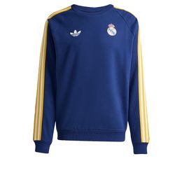 adidas Performance Sportsweatshirt 'Real Madrid' Herren Gr&ouml;&szlig;e XXXL dunkelblau / gelb / wei&szlig;
