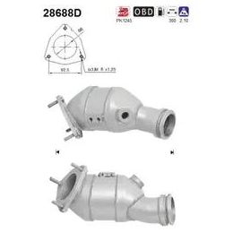 AS Katalysator 28688D f&uuml;r PEUGEOT FIAT CITRO&Euml;N 1357398080 1359306080 1706Z6