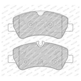 Ferodo Bremsbelagsatz, Scheibenbremse PREMIER FVR5075 hinten rechts links mit Zubeh&ouml;r f&uuml;r FORD 2627351 2691992 2480688