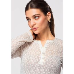Ombre Bluse 'OW-TS-E0013' Damen Gr&ouml;&szlig;e M naturwei&szlig;