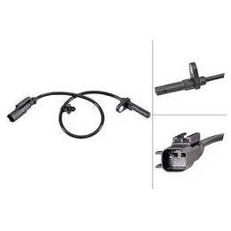 f.becker Sensor, Raddrehzahl 10111288 hinten rechts links f&uuml;r STANDARD AUTOMOBILE FORD 1771171 BK212B372BC 1763976