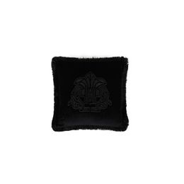 Kissenbez&uuml;ge Philipp Plein "Cushion Gothic Monogram 40x40", 02, schwarz, 1 Stk., Baumwolle, Baumwolle, Obermaterial: 100% Baumwolle, Kissenbez&uuml;ge