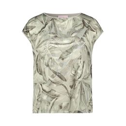 Betty Barclay Blusenshirt mit Aufdruck in Khaki/Khaki | Gr.: 36