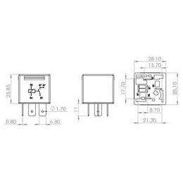 Bosch Relais, K&uuml;hlerl&uuml;fter Multifunktionsrelais Arbeitsstrom Kraftstoffeinspritzung Hupe/Horn 0 986 AH0 251 K&uuml;hlerl&uuml;fter,Multifunktionsrelais,Relais,