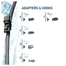 Hella Wischblatt 9XW 358 179-131 hinten 1x f&uuml;r SEAT VW SKODA BMW AUDI MERCEDES-BENZ ALPINA LAND ROVER FORD