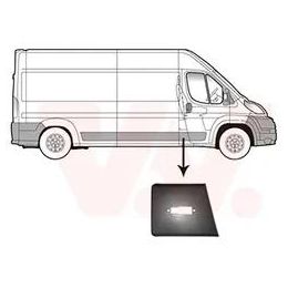 Van Wezel Zier-/Schutzleiste, Seitenwand 1651408 rechts Dunkelgrau f&uuml;r FIAT 735422946 8547W3