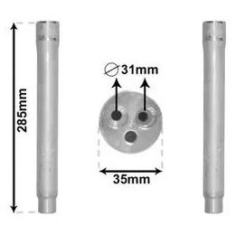 Van Wezel Trockner, Klimaanlage 1800D599 f&uuml;r FORD 1812809 CV6119E989DB 1851881