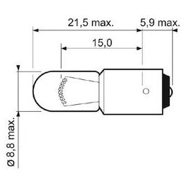 Valeo Gl&uuml;hlampe, Instrumentenbeleuchtung Kennzeichenleuchte Kofferraumleuchte Handschuhfachleuchte Park-/Positionsleuchte Blinkleuchte Motorraumleucht
