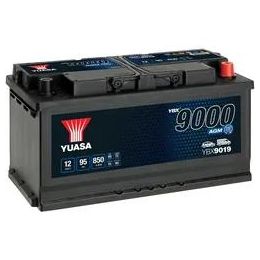 Yuasa YBX9000 - AGM 12V 95Ah 850A YBX9019 Starterbatterie f&uuml;r SKODA VW KIA SEAT LAND ROVER AUDI MERCEDES-BENZ JAGUAR ROLLS-ROYCE PORSCHE VOLVO BMW OPE