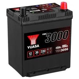 Yuasa YBX3000 - SMF 12V 36Ah 330A YBX3056 Starterbatterie f&uuml;r HYUNDAI KIA CITRO&Euml;N/PEUGEOT 37110-07100 37110-7100 371107100