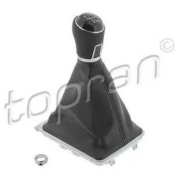 TOPRAN Schalthebelverkleidung 120 060 schwarz/silber f&uuml;r SKODA VW SEAT CUPRA AUDI PORSCHE VAG 3AA711113EIRB 3AA711113A 3AA711113AQD0