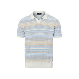Ragman Strick-Poloshirt in hellblau ecru - 0001 | Gr.: L