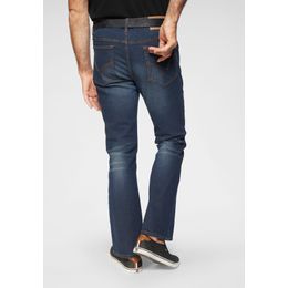 Arizona Herren Bootcut-Jeans "Mike", blau, Basic, Gr. 38, Obermaterial: 98% Baumwolle, 2% Elasthan, Jeans, ausgestelltes Bein, niedrige Leibh&ouml;he,