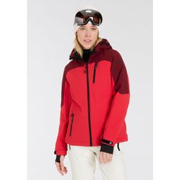 Killtec Damen Winterjacke "KSW 435 WMN SKI JCKT", rot, Gr. 36, Web, Obermaterial: 100% Polyester, Jacken, wasserabweisend, winddicht, atmungsaktiv,