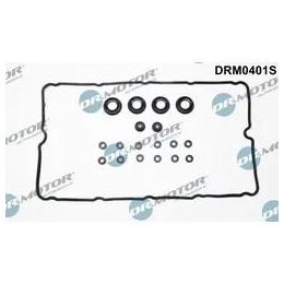DR.MOTOR AUTOMOTIVE Dichtungssatz, Zylinderkopfhaube DRM0401S mit Ventildeckeldichtung f&uuml;r PEUGEOT CITRO&Euml;N FORD 1143176 1372494 1372490
