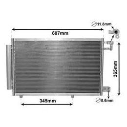 Van Wezel Kondensator, Klimaanlage 18005439 f&uuml;r FORD 1526277 1787029 8V5119710BD