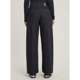 G-Star Raw G-STAR Damen 5-Pocket-Jeans "Belted Cargo Loose Jeans", schwarz, Gr. 27, Obermaterial: 100% Baumwolle, Jeans