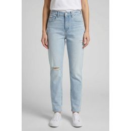 Damen Mom-Jeans "NEW MOM JEAN"bowery, Gr. 34, Calvin Klein Jeans, Denim/Jeans, Obermaterial: 99% Baumwolle, 1% Elasthan, Jeans, mit Markenlabel am