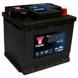 Yuasa YBX9000 - AGM 12V 50Ah 520A YBX9012 Starterbatterie f&uuml;r HYUNDAI VW KIA AUDI VAUXHALL OPEL BMW VAG 000915105CA 42526125 12E915105