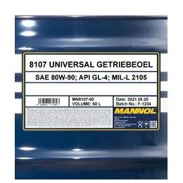 SCT - Mannol Getriebe&ouml;l mn810760 60l