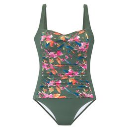 Lascana Damen Badeanzug "Malia", bunt, Gr. 36, Microfaser, Obermaterial: 84% Polyamid, 16% Elasthan. Miedereinsatz: 82% Polyamid, 18% Elasthan.