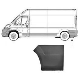 Van Wezel Zier-/Schutzleiste, Seitenwand 0983409 hinten links f&uuml;r CITRO&Euml;N/PEUGEOT 735491686 8547AR 8547W2