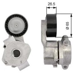 GATES Spannrolle, Keilrippenriemen DriveAlign&reg; T39107 Riemenspanner, 65mm f&uuml;r PEUGEOT FIAT FORD ASIA & OCEANIA CITRO&Euml;N 1611424780 1420513 6C1Q6A228AB