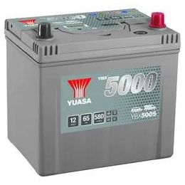 Yuasa YBX5000 - SMF 12V 65Ah 580A YBX5005 Starterbatterie f&uuml;r MITSUBISHI INFINITI TOYOTA NISSAN 28800YZZZJ 24410-1MG0A 244101JB0A