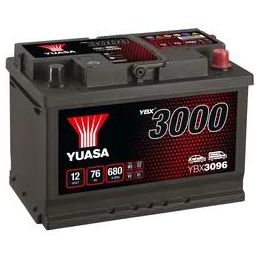 Yuasa YBX3000 - SMF 12V 76Ah 680A YBX3096 Starterbatterie f&uuml;r SKODA VW SUZUKI ASTON MARTIN IVECO SAAB VOLVO NISSAN ROVER RENAULT CADILLAC CITRO&Euml;N/PEUG