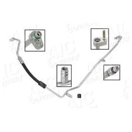 AIC Hochdruckleitung, Klimaanlage Original Quality 58250 Hochdruck-/Niederdruckleitung, f&uuml;r SKODA VW SEAT AUDI PORSCHE VAG 5Q0820741B 5N0955205 5Q082