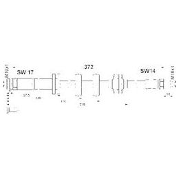 ATE Bremsschlauch 24.5112-0370.3 vorne rechts f&uuml;r FIAT 46423177