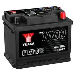 Yuasa YBX1000 - SMF 12V 56Ah 510A YBX1027 Starterbatterie f&uuml;r KIA TALBOT TOYOTA MERCEDES-BENZ VOLVO BMW OPEL NISSAN ROVER HYUNDAI RENAULT DAEWOO CITRO
