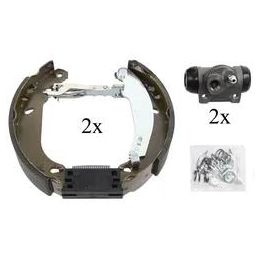 f.becker Bremsensatz, Trommelbremse 10810389 hinten rechts links vormontiert 20,6mm f&uuml;r RENAULT 7701205095 7701205096 7701204601
