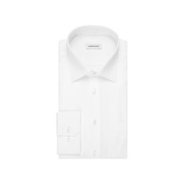 Seidensticker Herren Businesshemd "Schwarze Rose", wei&szlig;, Gr. 44, unifarben, 100% Baumwolle, Hemden, Comfort 1/1 Kentkragen Uni