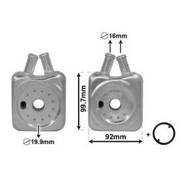 Van Wezel &Ouml;lk&uuml;hler, Motor&ouml;l 58003215 &Oslash;19,9mm 19,9mm f&uuml;r SKODA VW SEAT AUDI 028117021L 028117021B