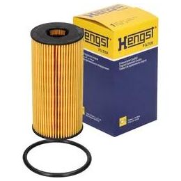 HENGST FILTER &Ouml;lfilter E112H D541 mit Dichtungen 56mm f&uuml;r RENAULT FIAT MERCEDES-BENZ NISSAN 6081800600 152092567R 152099198R