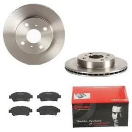 Brembo Bremsensatz-Vorderachse IJDTIDH0D6 Bremsensatz, Scheibenbremse vorne rechts links innenbel&uuml;ftet 235mm f&uuml;r LIFAN TOYOTA 446559020 4351252050 435