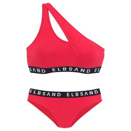 ELBSAND Bikini Damen Gr&ouml;&szlig;e XS feuerrot / schwarz / wei&szlig;