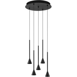 NOVA LUCE LED-H&auml;ngeleuchte "NET", schwarz, 15, &Oslash; 6cm H: 150cm, 1 Stk., Leuchten