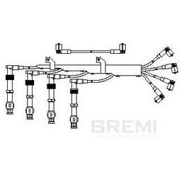 Bremi Z&uuml;ndleitungssatz 473/100 Rastanschluss f&uuml;r VW SEAT