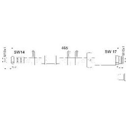 ATE Bremsschlauch 24.5112-0465.3 vorne rechts links f&uuml;r PEUGEOT FIAT CITRO&Euml;N 480671 1311401080
