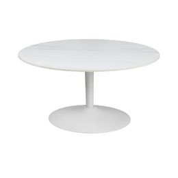 H&ouml;ffner Couchtisch Formica &brvbar; wei&szlig; &brvbar; Ma&szlig;e (cm): H: 45 &Oslash;: 90 &raquo; H&ouml;ffner