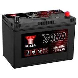 Yuasa YBX3000 - SMF 12V 95Ah 720A YBX3335 Starterbatterie f&uuml;r HYUNDAI MITSUBISHI KIA CITRO&Euml;N/PEUGEOT TOYOTA FORD SSANGYONG VOLVO NISSAN 5600SR 2880042